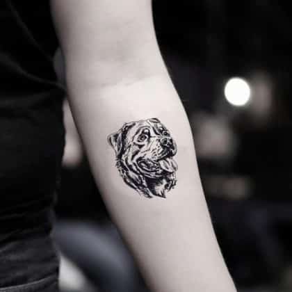 10 Cool Rottweiler Tattoos Drawn On The Bodies Of The Most Loyal Owners ...
