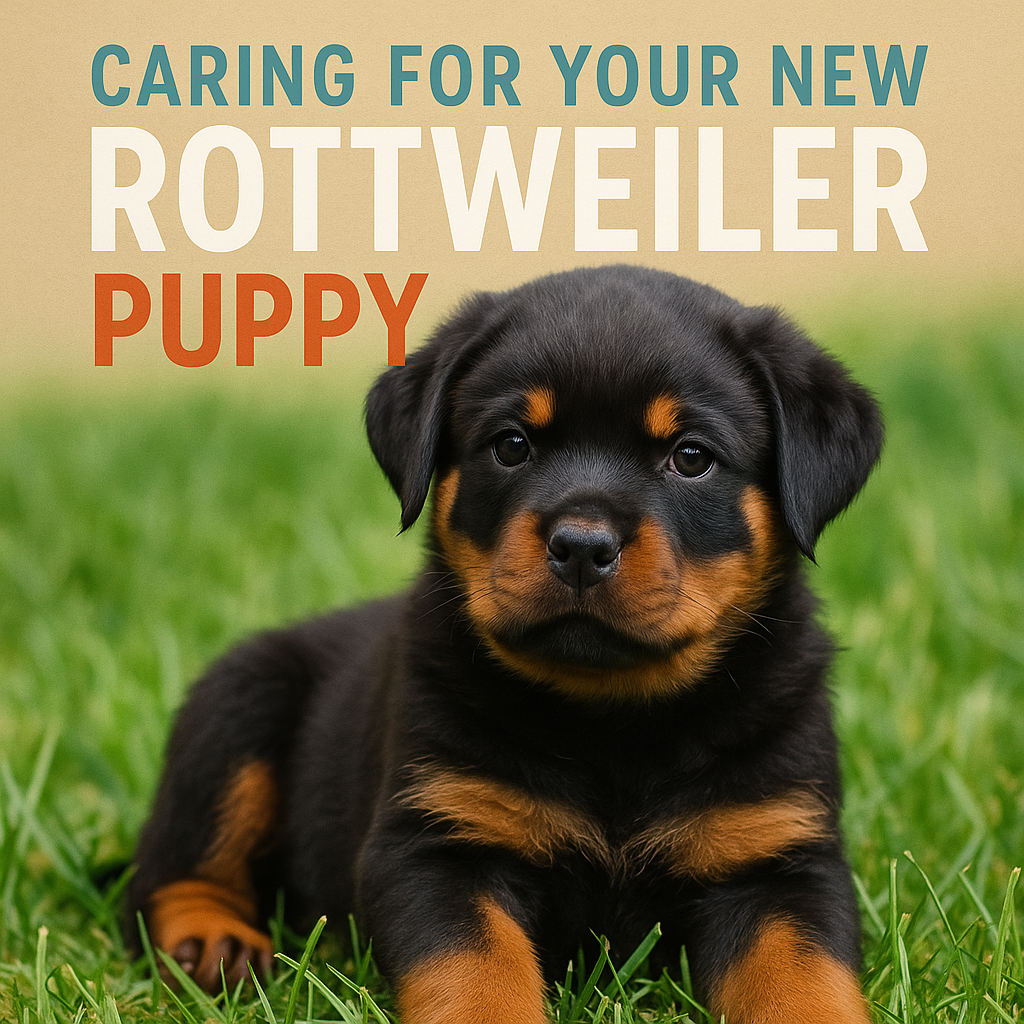 Caring for Your New Rottweiler Puppy - Rottweiler Life